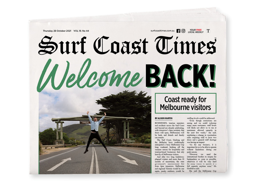 SCT digital edition, 28 October - Surf Coast Times