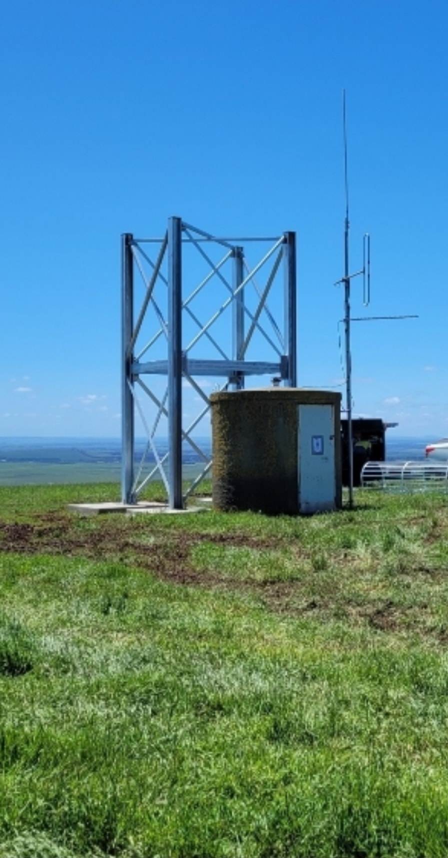 Fire tower under construction at Mt Gellibrand - Surf Coast Times