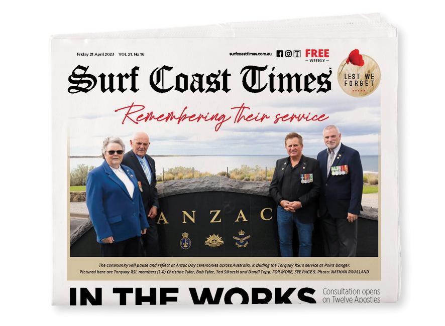 SCT digital edition, 21 April - Surf Coast Times