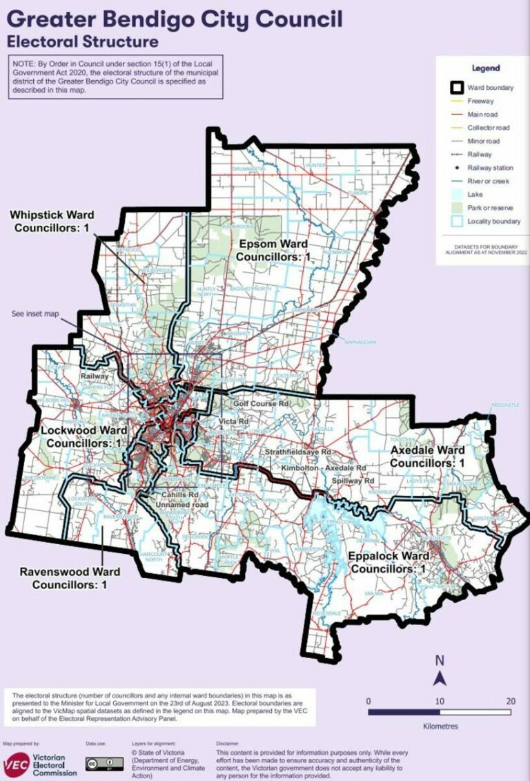 Find your new ward in the City of Greater Bendigo - Bendigo Times
